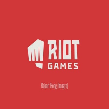 Riot Games Company Presentation | PDF
