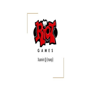 Riot games (maxqi) | PPT