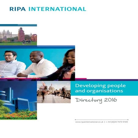 RIPA International 2016 Training Directory | PDF