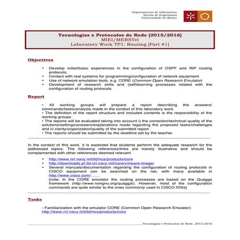 Rip and OSPF assignment (RIP ба OSPF дасгал ажил) | PDF