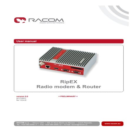 Ripex radio | PDF