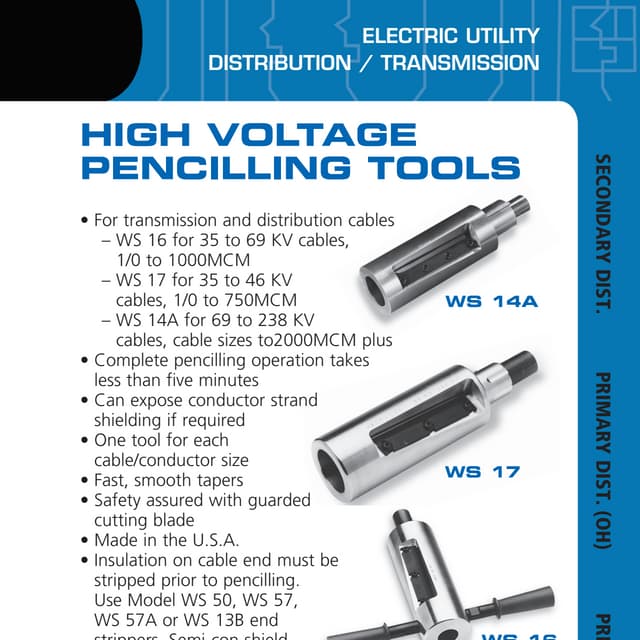 Ripley Utility Tool WS 14A - High Voltage Pencilling Tool | PDF