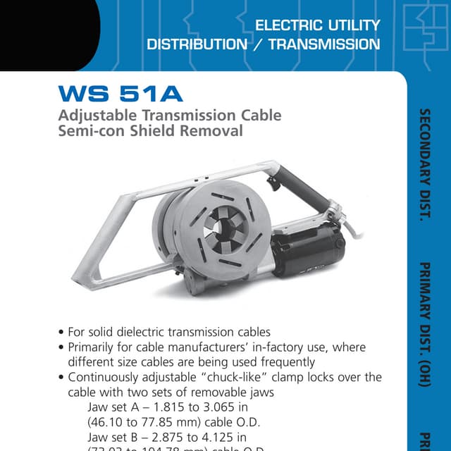 Ripley Utility Tool WS 51A - Adjustable Transmission Cable Semi-con ...