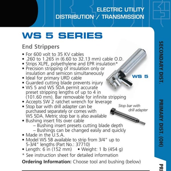 Ripley Utility Tool RMS - Remote Mid-Span Cable Stripper