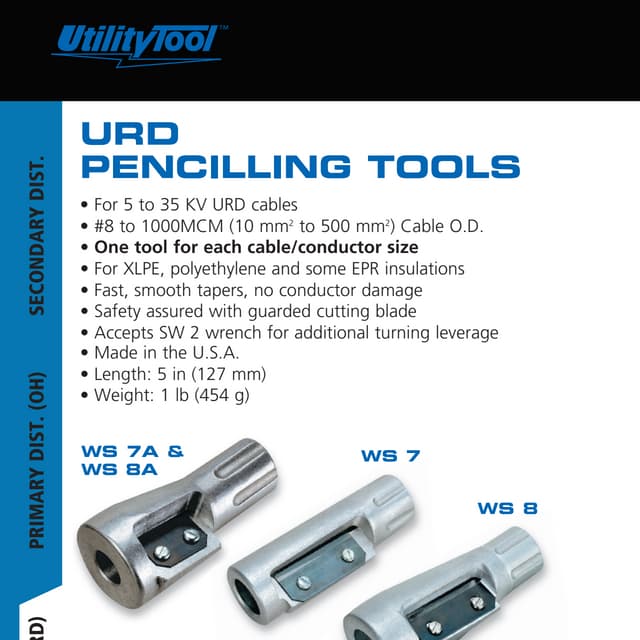 Ripley utility tool ws 7 & ws 8 urd pencilling tools | PDF