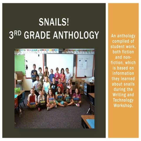 Ripon 2014 3rd Grade Snail Anthology | PPTX
