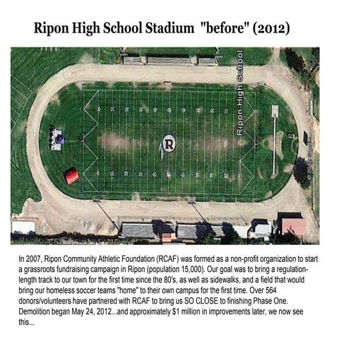 Ripon Stadium Project 06042012 | PDF