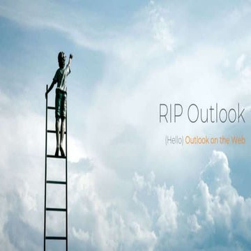 RIP Outlook - Hello, Outlook on the Web | PPTX