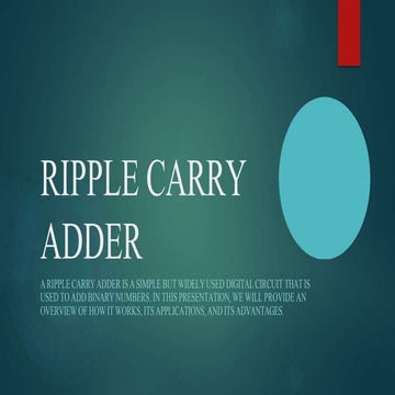 RIPPLE CARRY ADDER.pptx