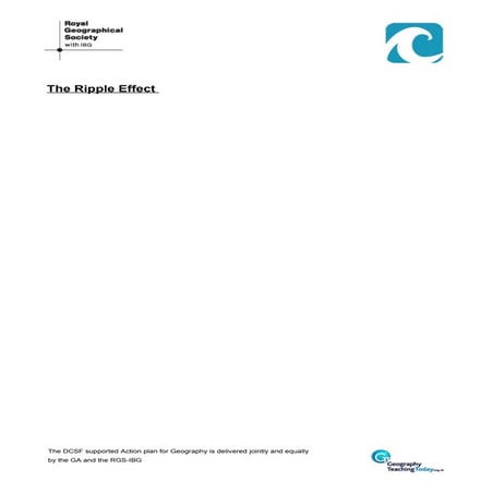 Ripple Effect Diagram Plenary | DOC