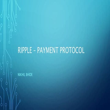 Ripple – Payment Protocol | PPT