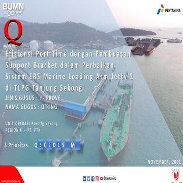 Efisiensi Port Time dengan Pembuatan Support Bracket dalam Perbaikan ...