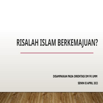 Risalah Islam Berkemajuan muhammadiyah.pptx