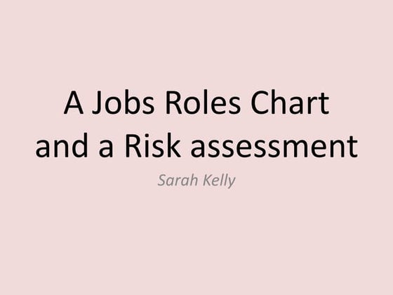 Risk assessment | PPT