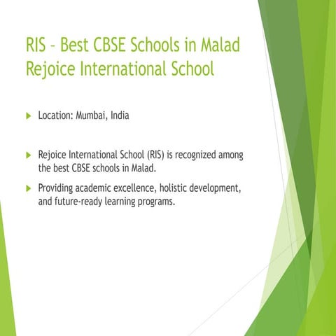 RIS – Best CBSE Schools in Malad | CBSE School in Malad Mumbai | PDF
