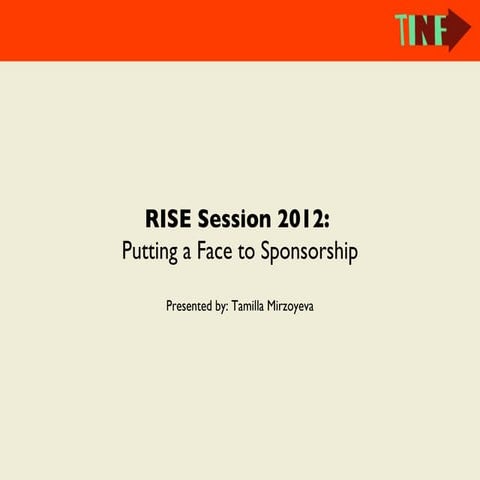 Rise | PPT | Events