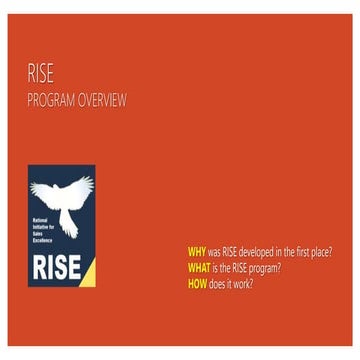 RISE B2B Sales Transformation Program Presentation | PPT