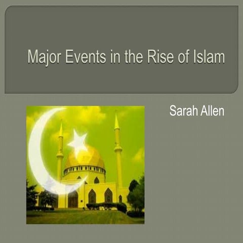 Rise of islam | PPT