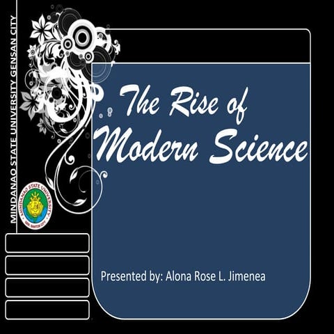 Rise of modern science | PPT | Physics | Science
