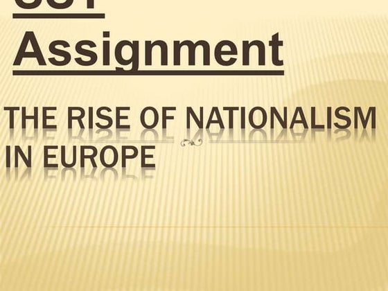 Social Science History Chap1 The Rise of Nationalism in Europe Class 10 ...