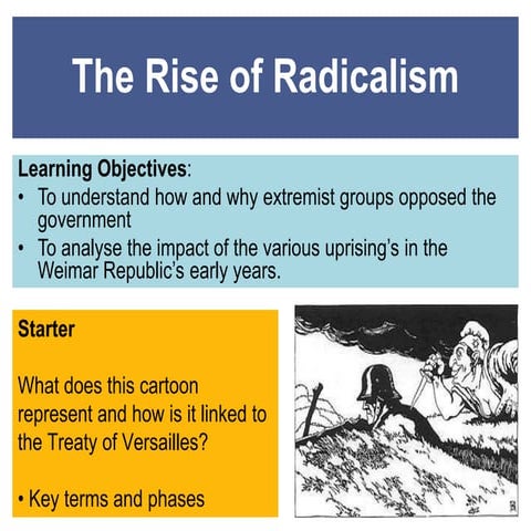 Rise Of Radicalism Pptx