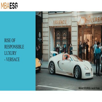 Rise of responsible luxury- Versace.pptx