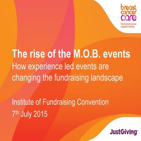 How MOB events are changing the event fundraising landscape | PPT