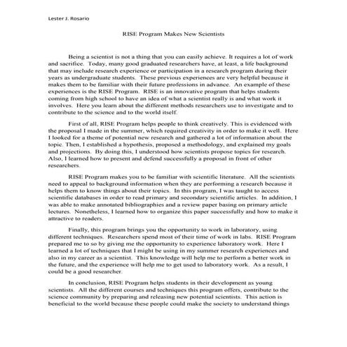 Seminar reflection | DOCX