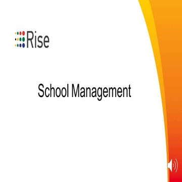 Rise School Management | PPT