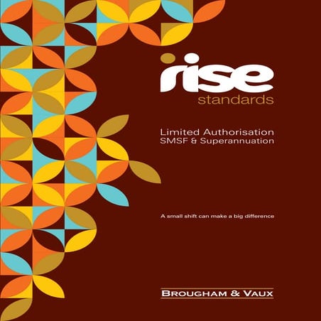 Rise Standards Intro Brochure | PDF | Business Accounting & Finance ...