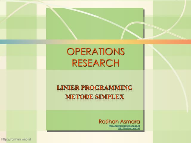 Makalah kelompok 4 metode simpleks | PDF