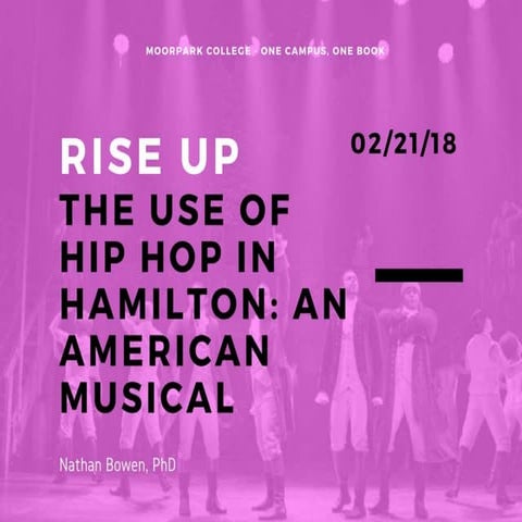 RISE UP: The Use of Hip Hop In "Hamilton: An American Musical" | PPT