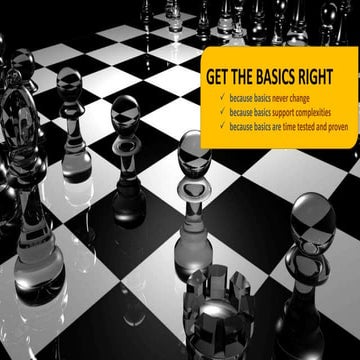 Get the Basics Right | PPT