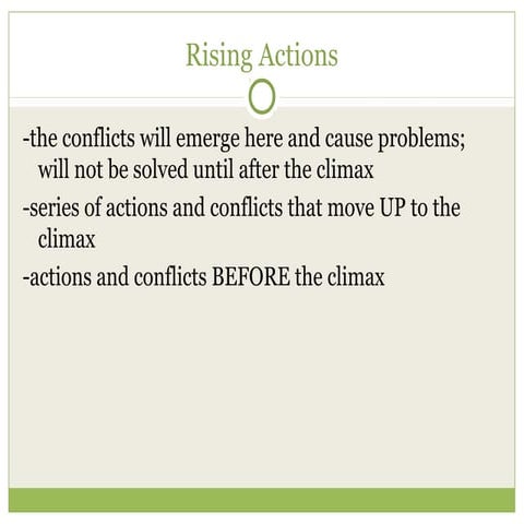 Rising Actions | PPT