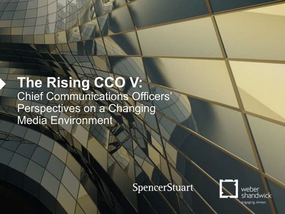 What Makes a Chief Communications Officer Excellent? | PDF