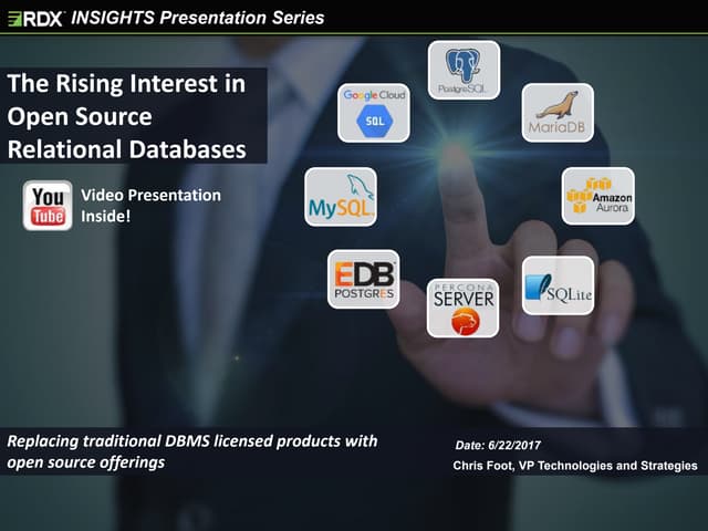 Rising Interest In Open Source Relational Databases Ppt