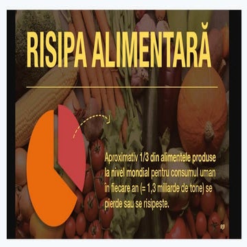 Risipa alimentara | PPTX
