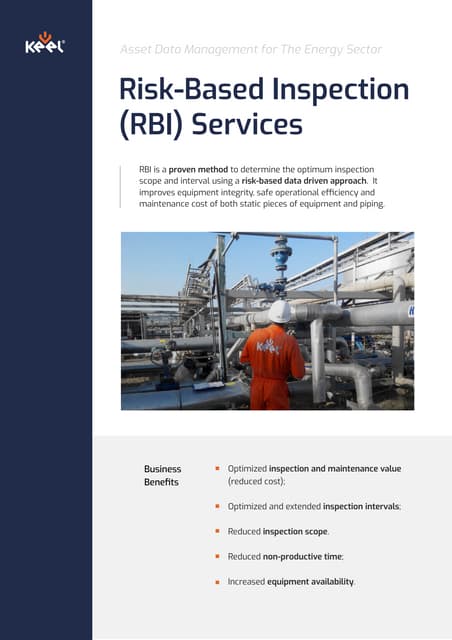 Risk Based Inspection-RBI | PDF | Technology & Computing