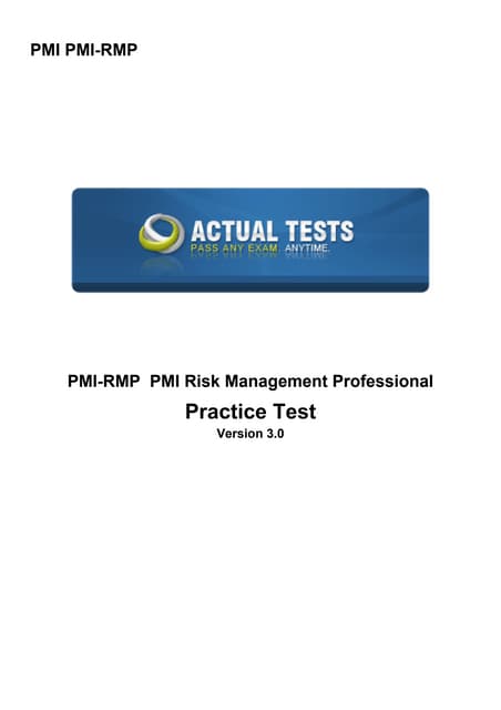 PMP Five Sample Questions | PDF | Business | Business and Finance