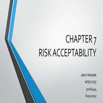 Risk acceptability | PPTX