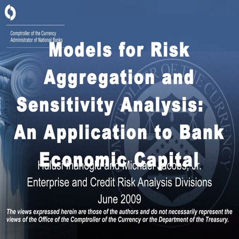 Risk Aggregation Inanoglu Jacobs 6 09 V1 | PPT