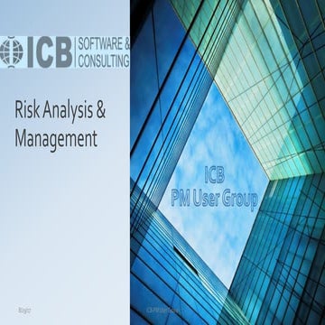 Risk analysis and management | PPT