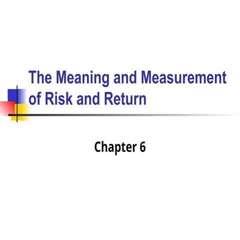 Risk and Return Slides For Manajemen Finance.ppt