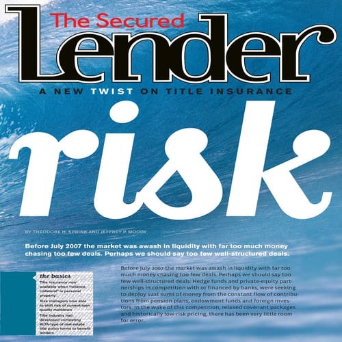 Risk Management in BFSI sector