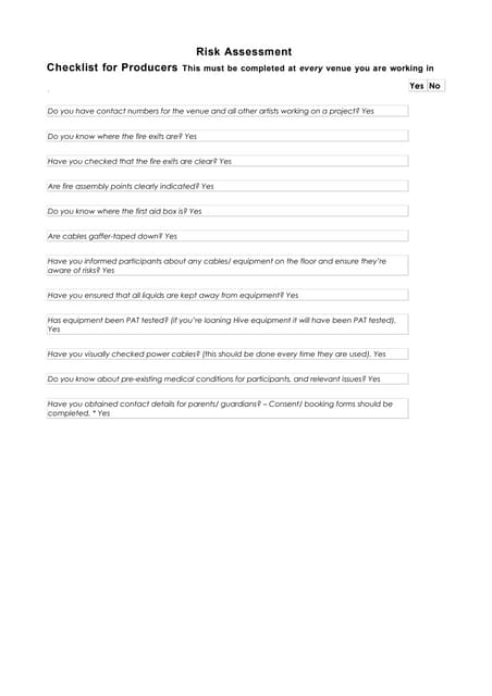 Risk assessment | PPT