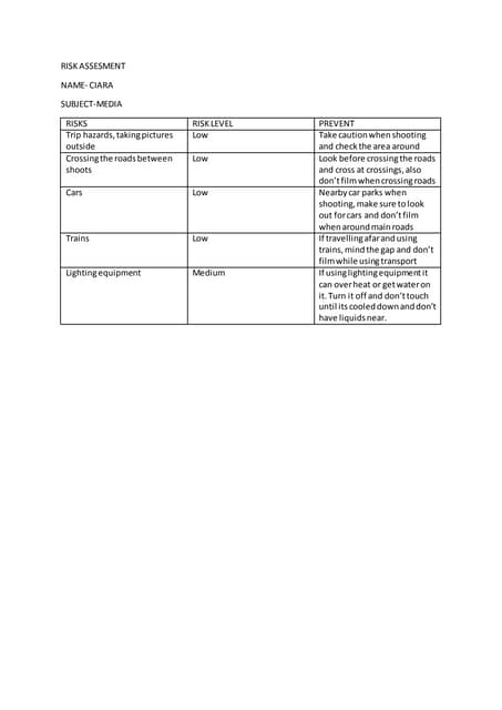 PRELIM Magazine Mood Board | DOCX