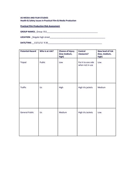 Location call sheet template 1 | DOC