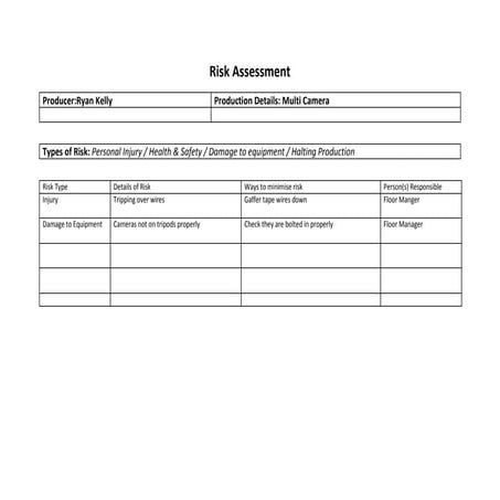Risk assessment | PDF