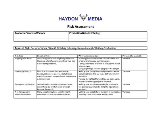 Risk assessment.docx