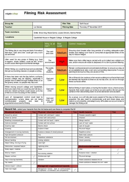 Risk assessment | PDF